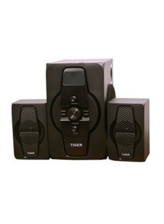 TIGER Wooden Subwoofer System With Super Bass Sound Effect R-2020 Black ...
