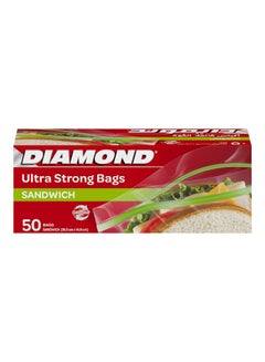 Diamond Ultra Strong Sandwich Bag 50 Pieces Clear 16.5x14.9cm UAE ...