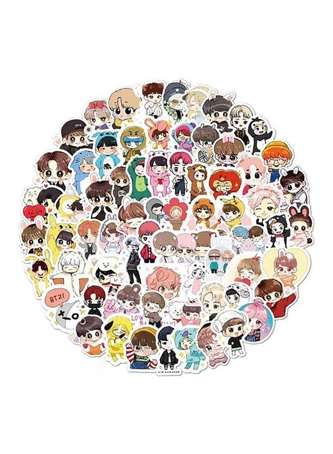 Generic 40 Cartoon BTS Cute Mini Waterproof Sticker | Best Price KSA ...