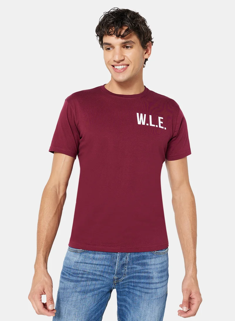 Sivvi x D'Atelier Eco-Friendly Logo Essential Crew T-Shirt | Best Price KSA