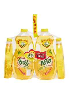 Afia Pure Oil Corn 2x1.5L+2x500ml Pack of 4 | Best Price UAE | Dubai ...