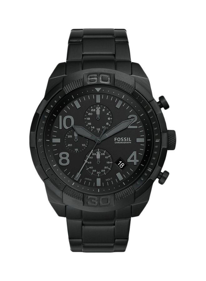 FOSSIL Men's Bronson Chronograph Watch FS5712 - 50 mm - Black | Best ...