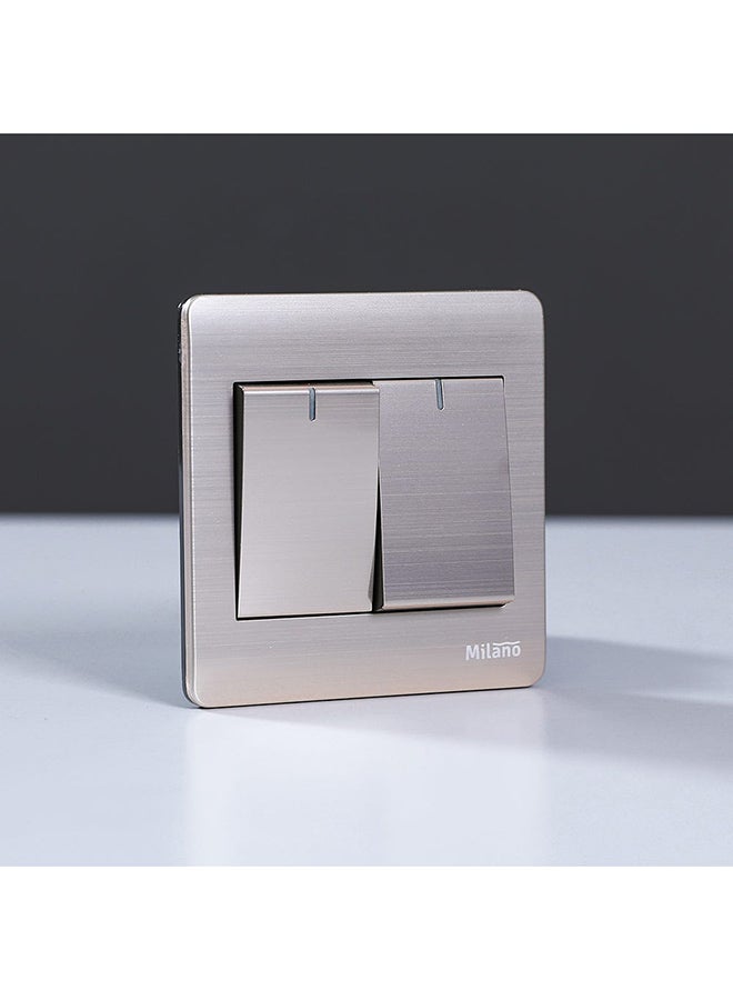 DANUBE HOME 2 Piece Milano Gang 1 Way Switch 16A Beige | Best Price UAE ...