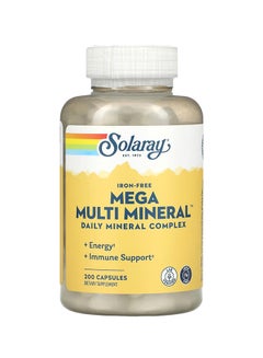 Solaray Mega Multi Mineral - 200 Capsules KSA | Riyadh, Jeddah