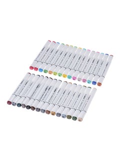 TOUCHNEW 30 Colors Dual Twin Tip Marker Marking Pens Art Sketch ...