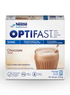 Optifast Very Low Calorie Diet Shake Powder Mix 636grams Pack of 12 ...