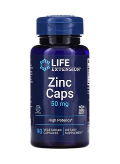Life Extension Zinc Caps High Potency - 90 Capsules KSA | Riyadh, Jeddah