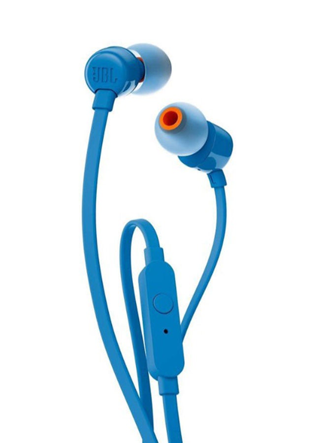 JBL T110 Pure Bass In-Ear Headphone Blue | Best Price UAE | Dubai, Abu ...
