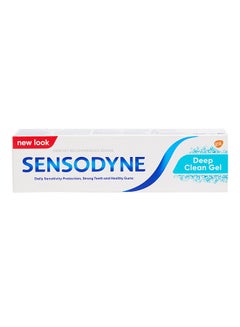 Sensodyne Toothpaste For Sensitive Teeth, Deep Clean Gel With Foam ...