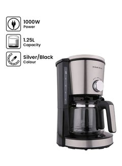 ALSAIF-ELEC Electric Filtered Coffee Maker With Grinding Option 1.25 L 1000.0 W E03400 Silver ...