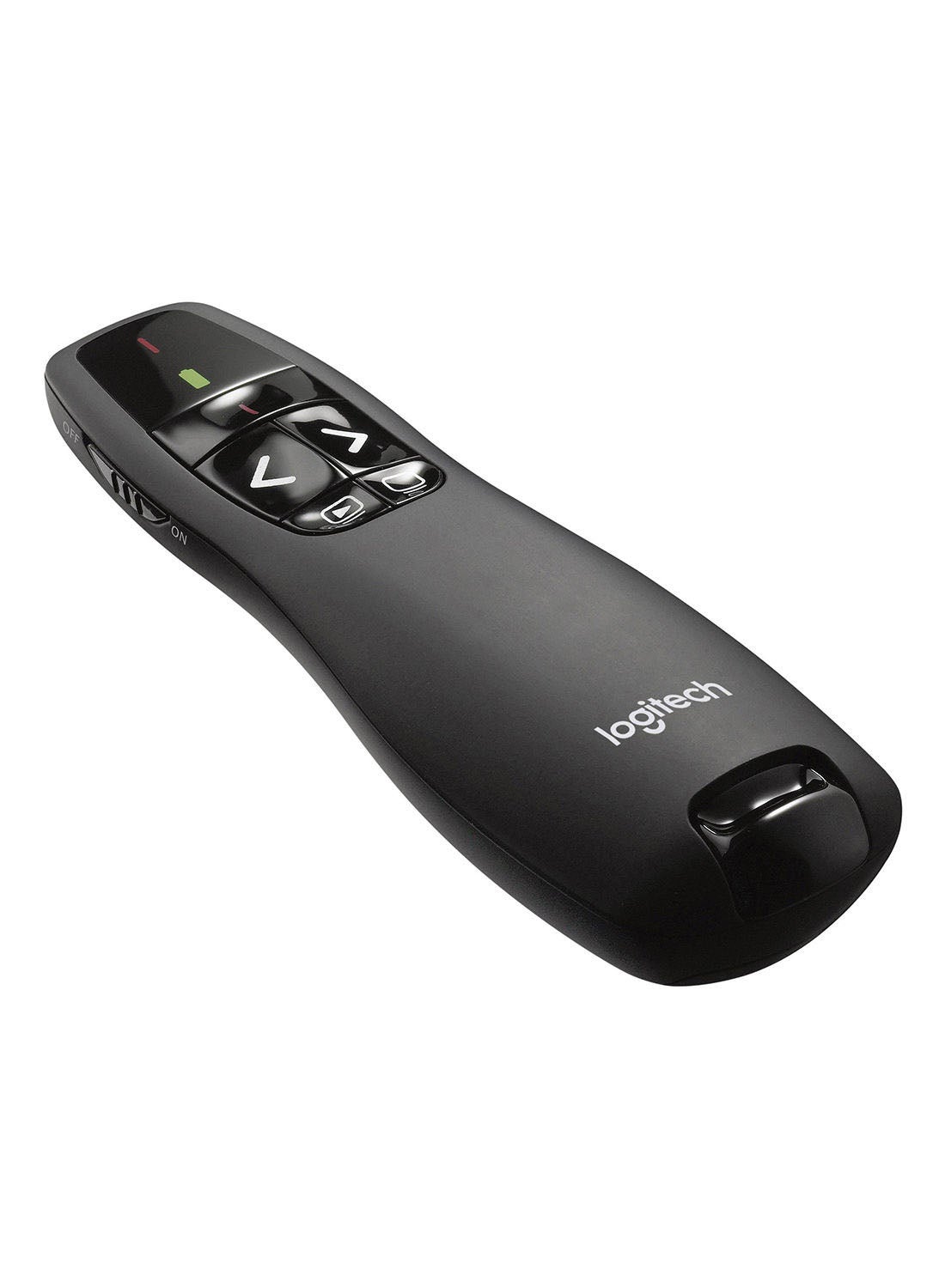 Logitech R400 Wireless Presentation Remote, 2.4 GHz, USB-Receiver, Red ...