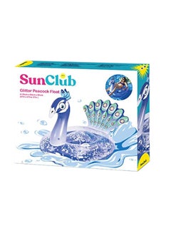 mumbo Jumbo Inflatable Glitter Peacock Pool Float Suitable For Age 6 ...