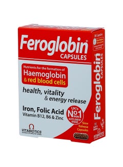 Vitabiotics Feroglobin Original 30 Capsules KSA | Riyadh, Jeddah