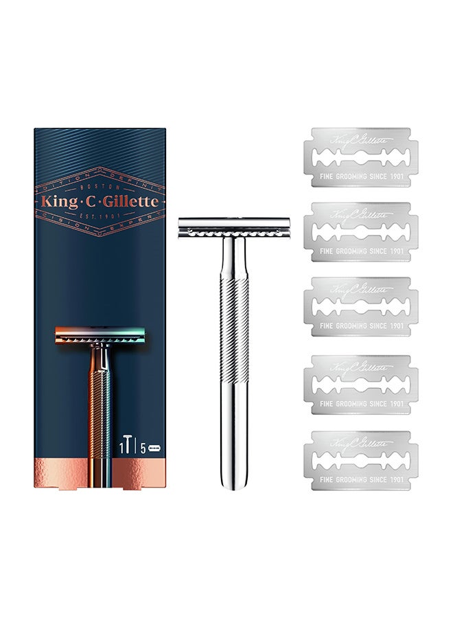Gillette King C. Gillette Men’s Double Edge Safety Razor | Best Price ...
