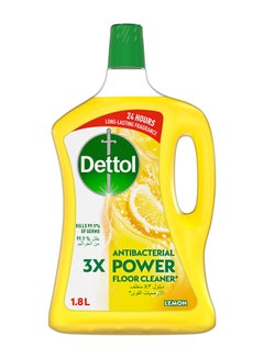 Dettol Lemon Antibacterial Power Floor Cleaner Yellow 1.8Liters UAE ...