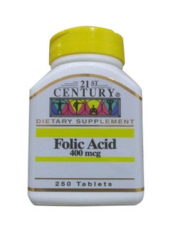 21st CENTURY Folic Acid 400 mcg - 250 Tablets UAE | Dubai, Abu Dhabi