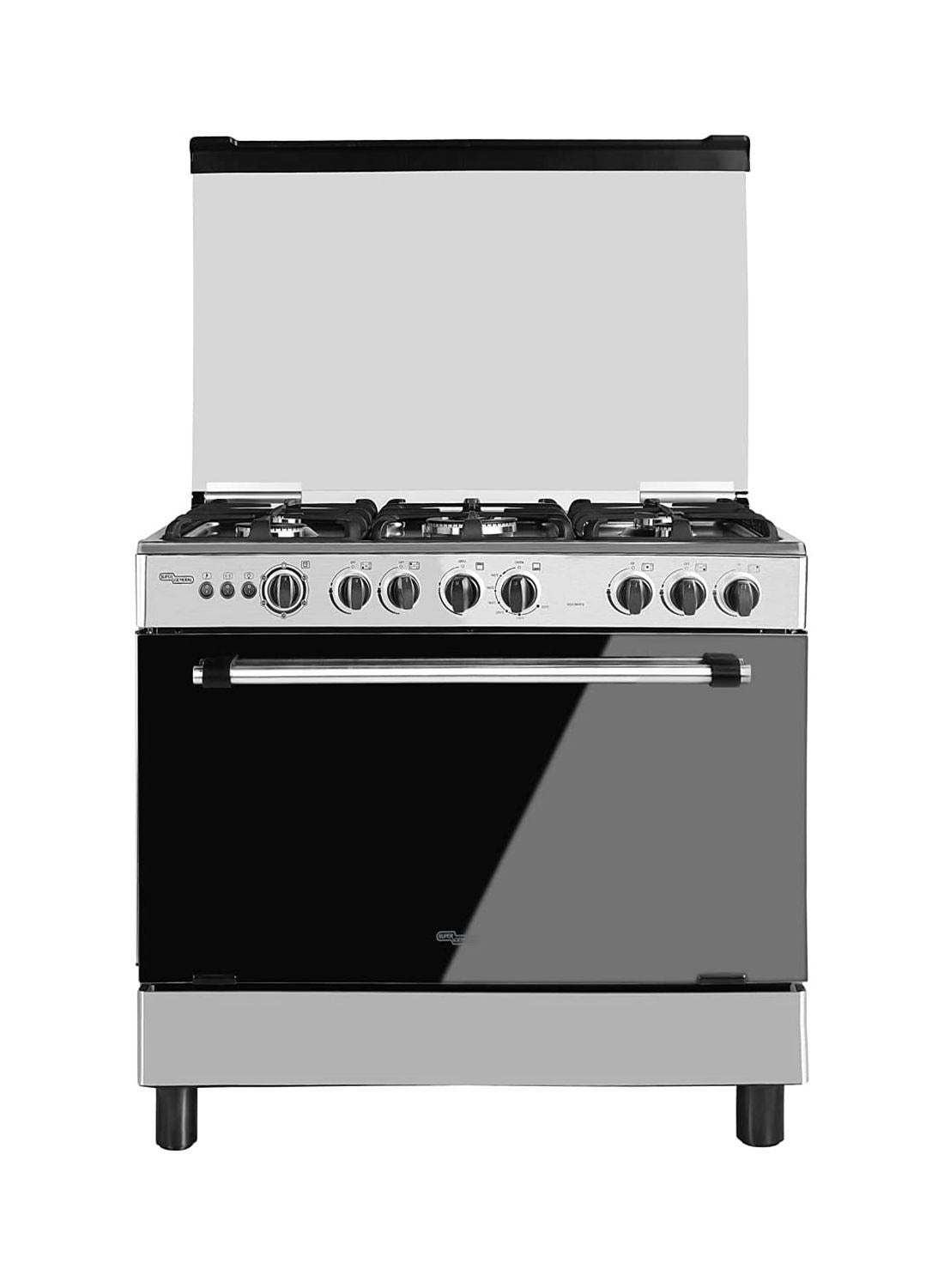 SUPER GENERAL 5 Burner Gas Cooker 90 x 60 Cm, Gas Oven With Thermostat ...