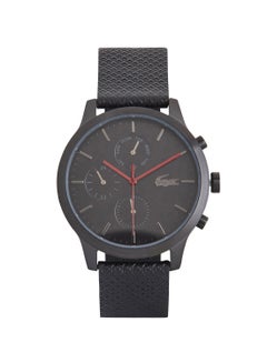 LACOSTE Men's Black L12.12 Chronograph Leather Watch KSA | Riyadh, Jeddah