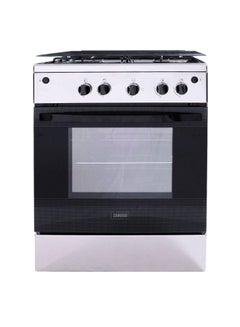ZANUSSI Freestanding Gas Cooker, 4 Burners, ZCG61026XA Stainless steel ...