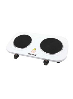 Impex Electric Double Hot Plate 2500W 2500.0 W HP 202 White/Black KSA ...