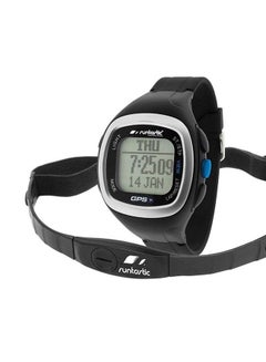 Runtastic GPS Watch with Heart Rate Measurement, Water Resistant, Time ...