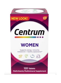 Centrum Multivitamin Multimineral Supplement For Women- 120 Count KSA ...