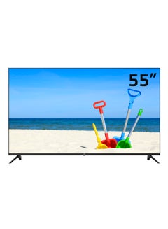 JVC 55 Inch Edgeless 4k UHD Official Google Android TV with Dolby Audio , Bluetooth , Chromecast ...