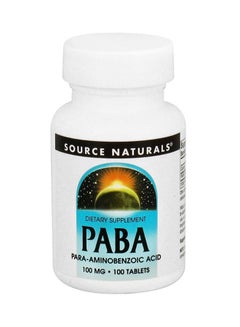 Source Naturals Dietary Supplement Paba - 100 Tablets UAE | Dubai, Abu ...