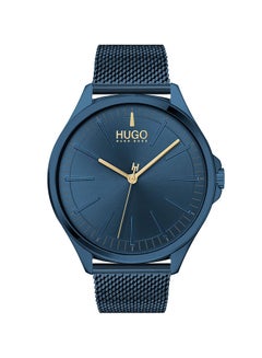HUGO BOSS Men's #Smach Blue Dial Watch- 1530136 | Best Price KSA ...