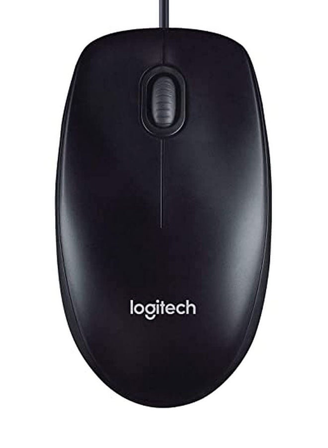 Logitech M90 Full-size Corded Mouse Black | Best Price KSA | Riyadh, Jeddah