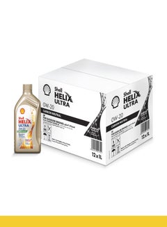 Shell Helix Ultra 0W-20 SN Plus Fully Synthetic Motor Oil (12 X 1 Litre ...