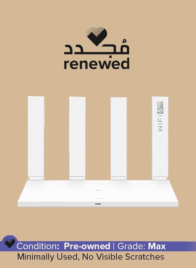 HUAWEI Renewed - WiFi Ax3 Dual Core Router White | Best Price KSA ...