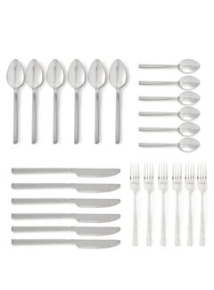 Noon East 24 Pc Set 24 Piece Cutlery Set - Made Of Stainless Steel ...