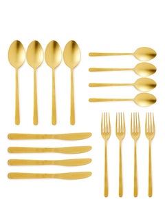 Noon East 16 Pc Set 16 Piece Cutlery Set - Made Of Stainless Steel ...
