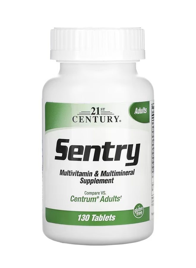 21st Century Sentry Multivitamin And Multimineral Supplement - 130 ...