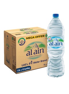 Al Ain Drinking Water 1.5Liters Pack of 12 UAE | Dubai, Abu Dhabi