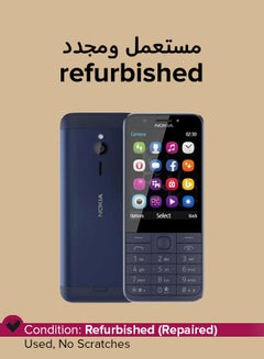 NOKIA Refurbished - 230 Dual SIM Blue 16MB GSM | Best Price KSA ...