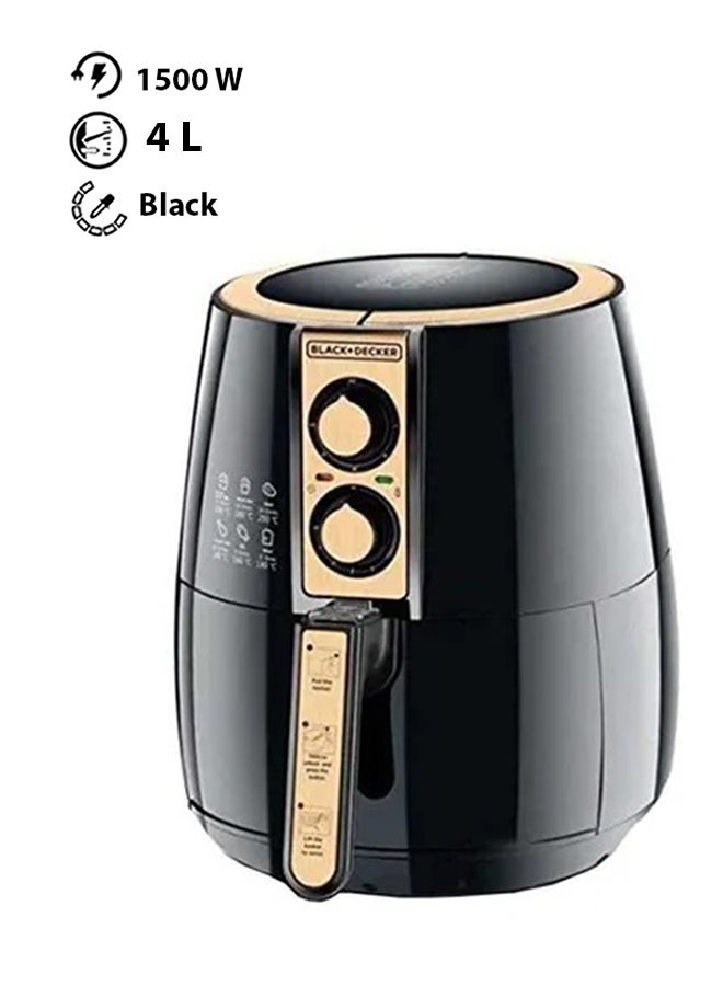 BLACK+DECKER Air Fryer Aerofry With Multifunction Air Convection technology 4 L 1500 W AF300-B5 ...