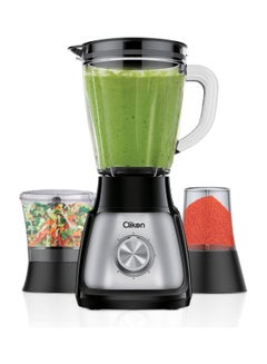 Clikon 3 in 1 High Powered Blender with Transparent Jar, 2 Grinder ...