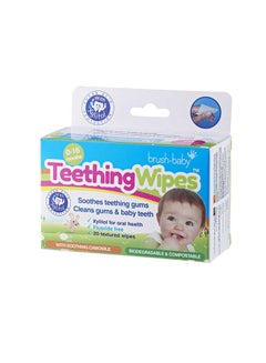 brush-baby Teething Wipes Finger Sleeve, 20 Count UAE | Dubai, Abu Dhabi