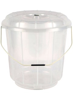 Royalford Royalford 13 L Transparent Plastic Bucket With Lid- RF11722 ...