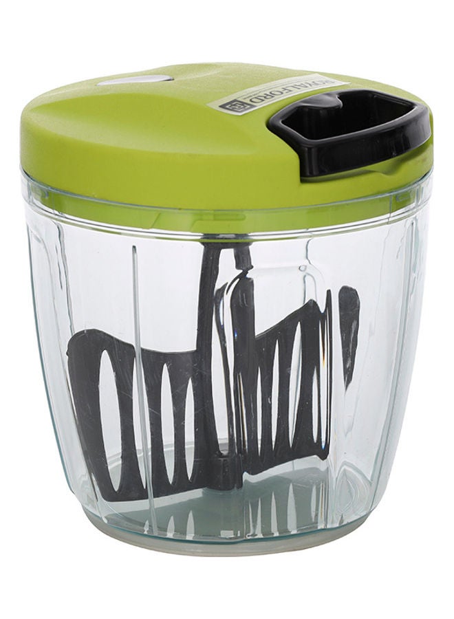 Royalford 2-In-1 Pull Chopper Pet Container Stainless Steel Blade ...