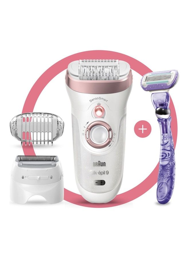 BRAUN Silk-Épil 9 9-870 Women's Epilator Shaver And Trimmer Cordless ...