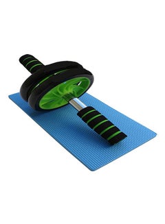 Generic Dual Ab Roller Wheel With Mat 0.8kg | Best Price KSA | Riyadh ...