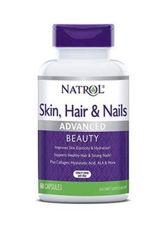 NATROL Skin Hair And Nails Advanced Beauty 60 Capsules KSA | Riyadh, Jeddah