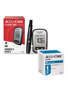 ACCU-CHEK Guide Bundle Blood Glucose Monitor And 50 Pieces Strips Egypt ...