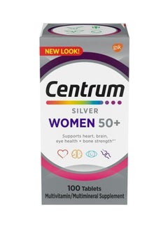 Centrum Multivitamin And Multimineral Silver 50+ For Women 100 Tablets ...