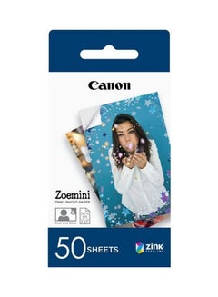 Canon Zink Photo Paper Pack 50 Sheets White UAE | Dubai, Abu Dhabi