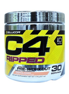 CELLUCOR C4 Ripped Explosive Pre-Workout - Tropical Punch - 30 Servings ...
