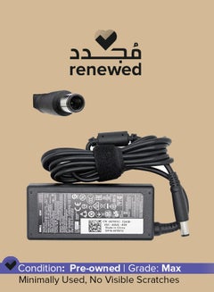 DELL Renewed - 65W Normal Round Pin AC Adapter Black UAE | Dubai, Abu Dhabi